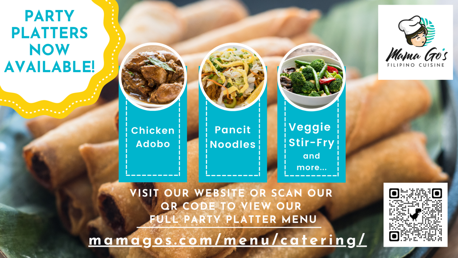 Party Platters - Mama Go's Filipino Cuisine